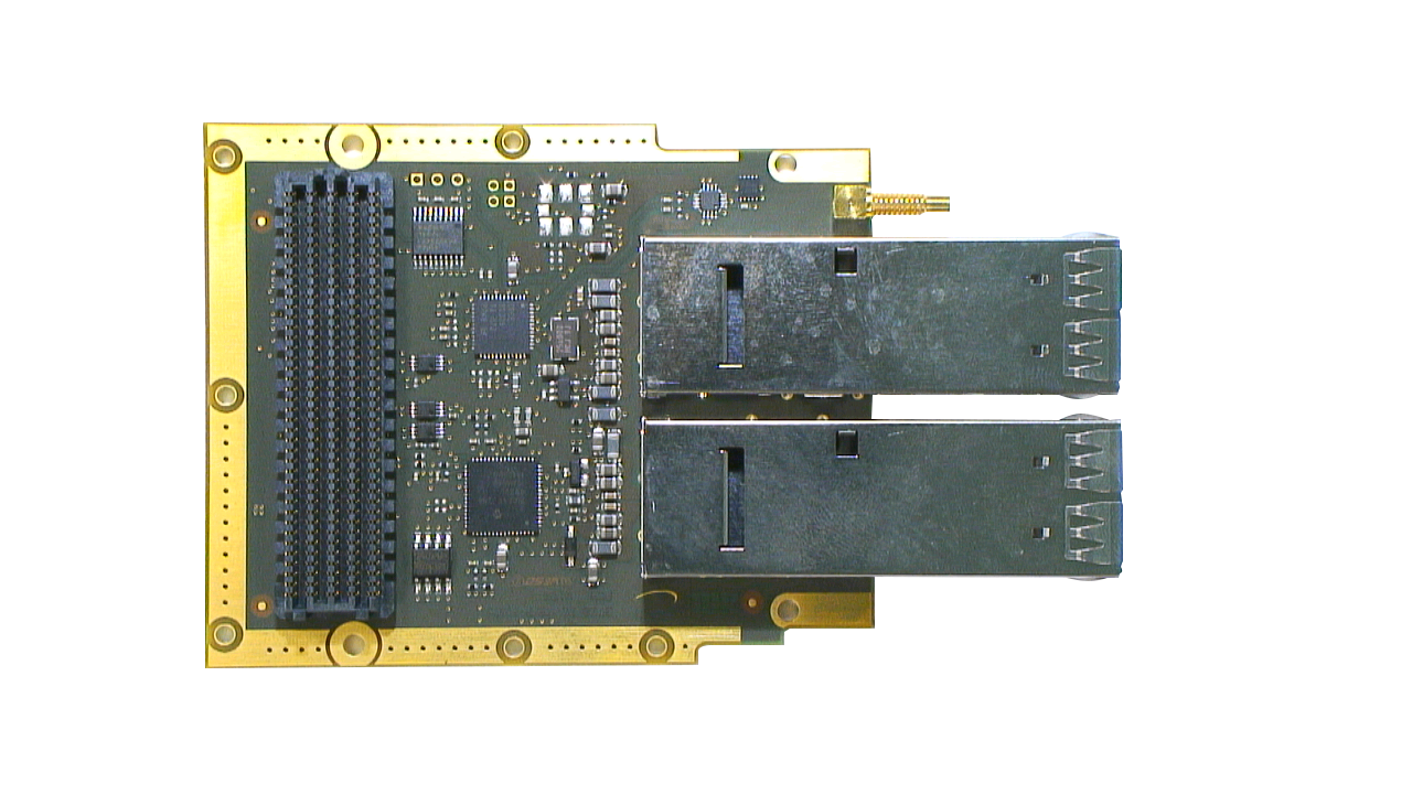 IC-QSFP-FMCa - Two QSFP+ FPGA Mezzanine Card - Dedicated Systems